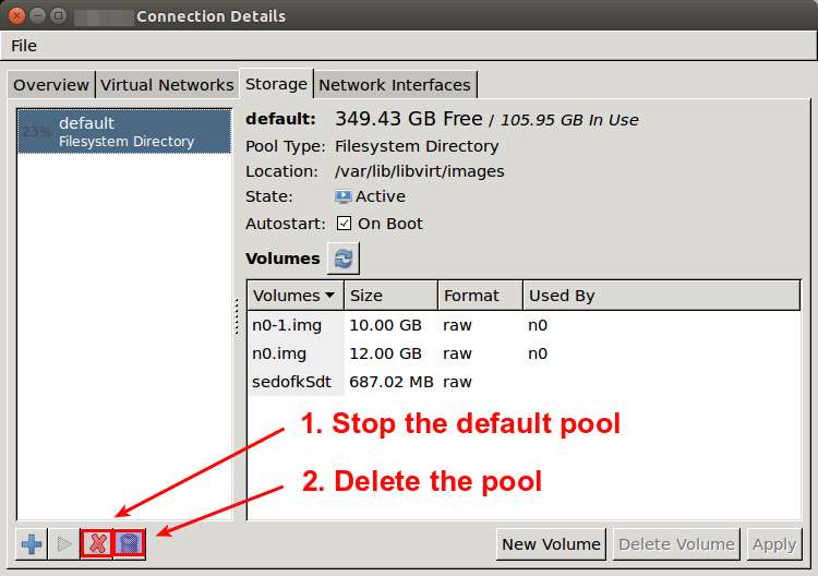 How To Change Default Location Of Libvirt VM Images