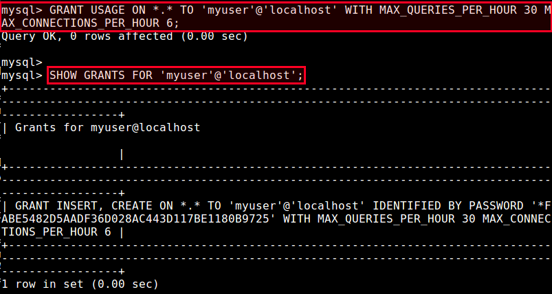 How To Create And Configure A MySQL User From The Command Line